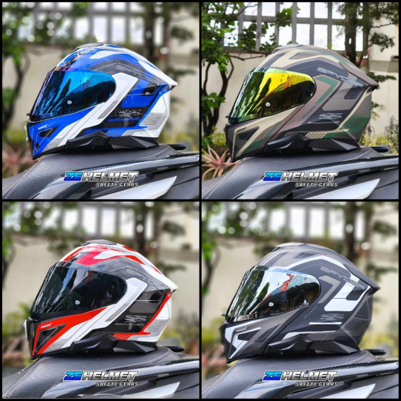 SPYDER ARROW2 BERSERK S1 MODULAR DUAL VISOR HELMET | Shopee Philippines
