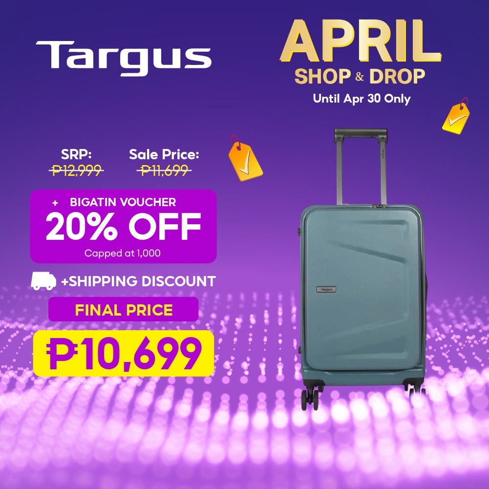 Targus Pro-Tek 20” Carry-On Double TSA Locks Lightweight Trolley ...