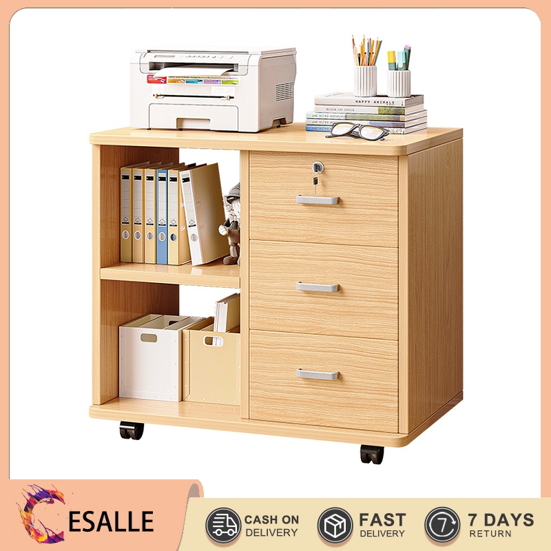 Lockable filing cabinet modern minimalist storage cabinet home office ...