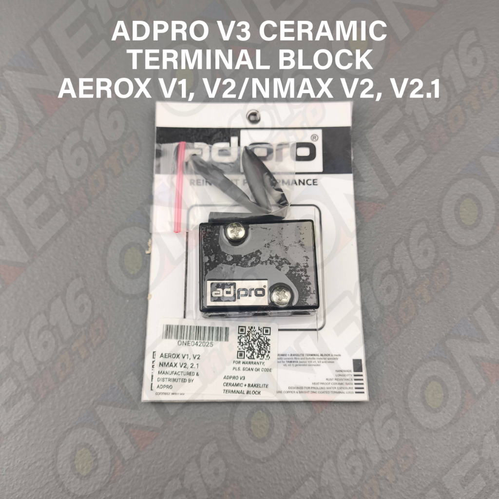 ADPRO CERAMIC COMPOSITE TERMINAL BLOCK FOR NMAX V2, V2.1/AEROX V1, V2 ...