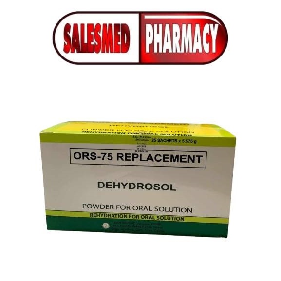 Dehydrosol Ors-75 Replacement 25's Sachet | Shopee Philippines