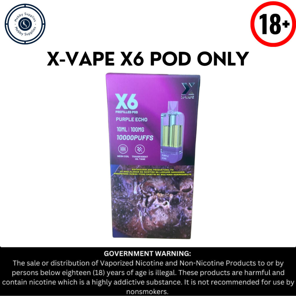 Xvape X6 Prefilled Pod Only | Shopee Philippines
