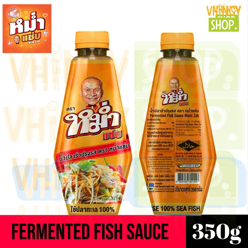 MUM ZAB Seasoned Fermented Fish Sauce 350 g. | Shopee Philippines