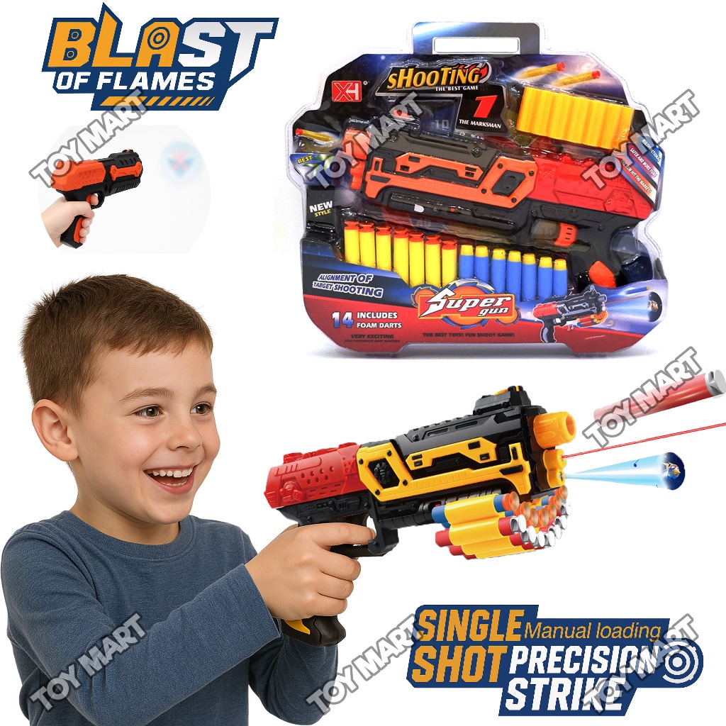 SuperGun NF X-Force Blaster FX w/ Light, Sound & Projection Effects 14 ...