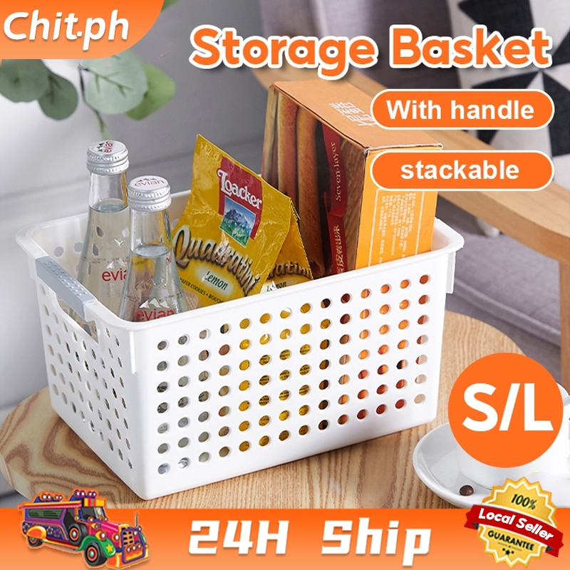 CHIT Storage Box Plastic Storage Basket Snack Fruit Sundries Storage ...