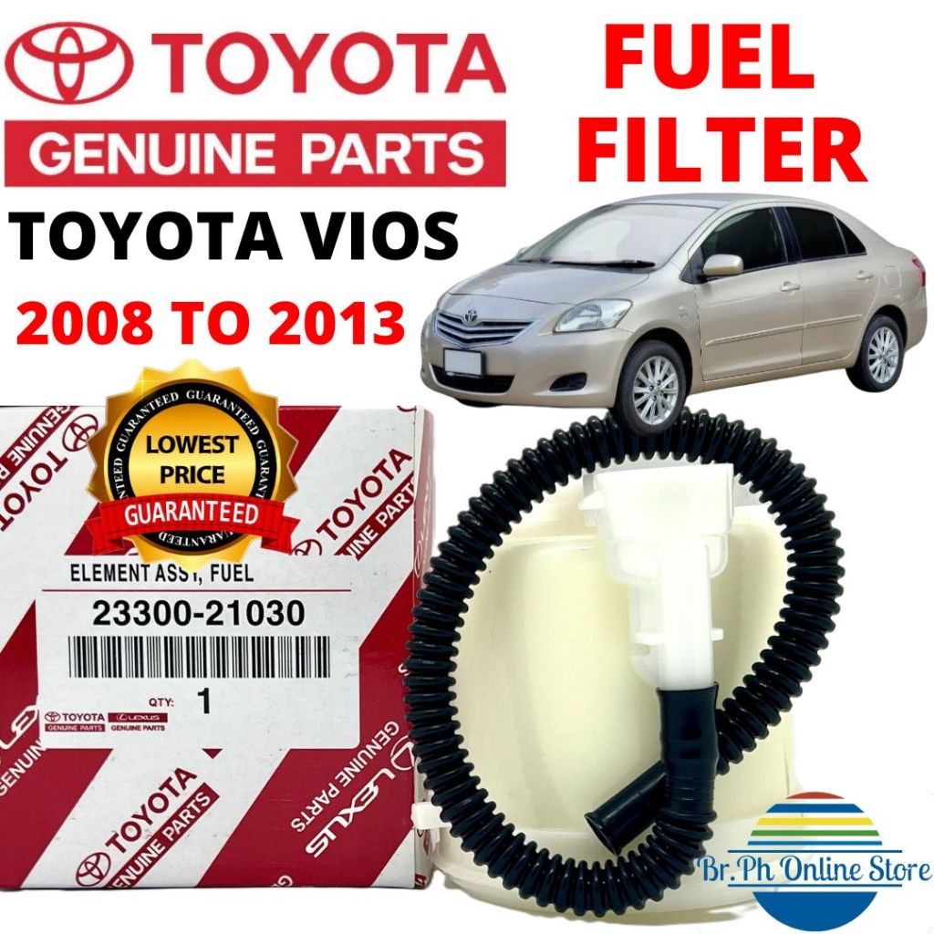 TOYOTA FUEL FILTER FOR TOYOTA VIOS 2008 TO 2013 HIGH-QUALITY PN: 23300 ...