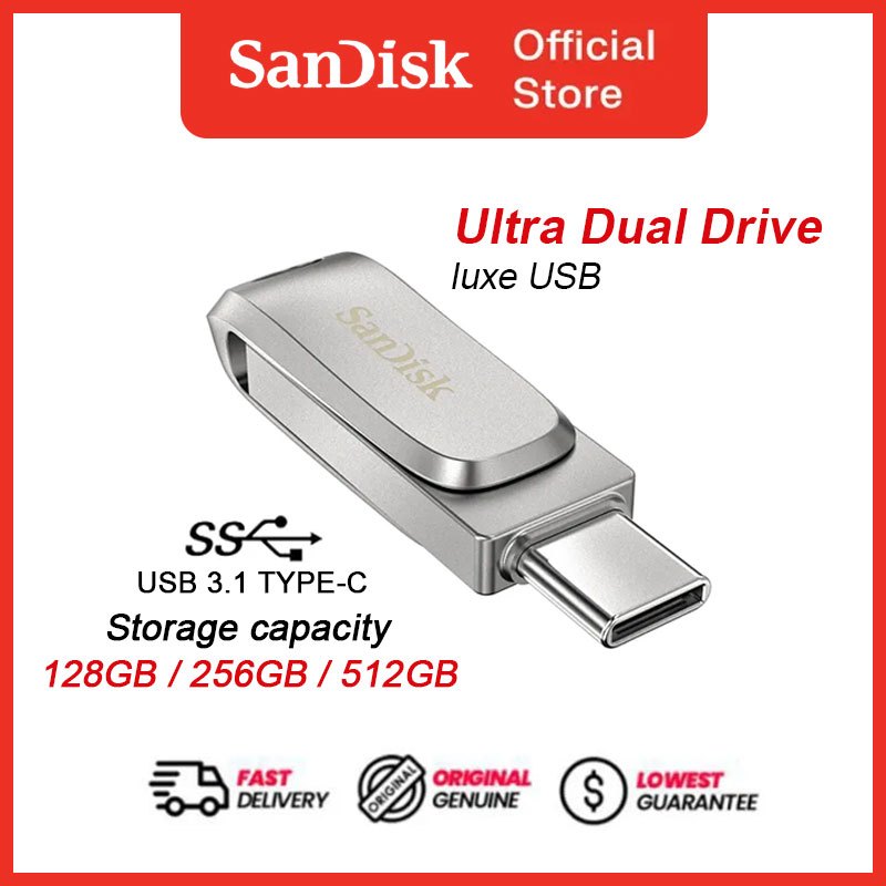 SanDisk Ultra Dual Drive OTG USB Flash Drive Type-C ~128GB/256GB/512GB ...