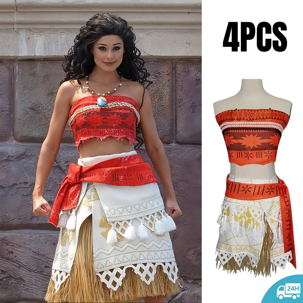 Moana Costume for Adults and Children Moana Short Skirt Cosplay Costume ...