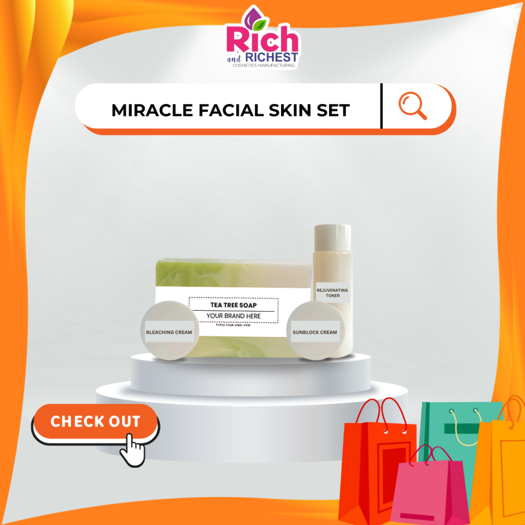 Rich and Richest Miracle Facial Skin Set | Shopee Philippines