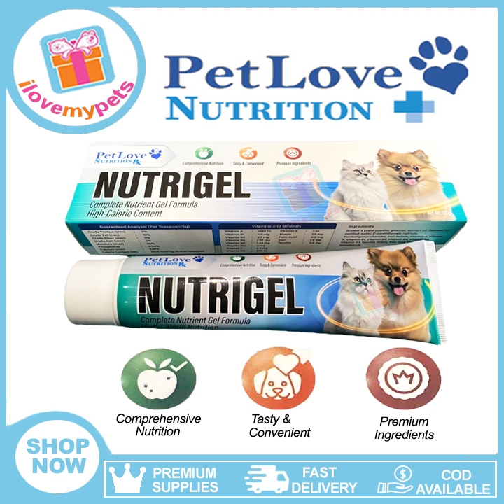 PETLOVE NUTRITION NUTRIGEL, Hi Calorie Formula Multivitamins, for Dogs ...