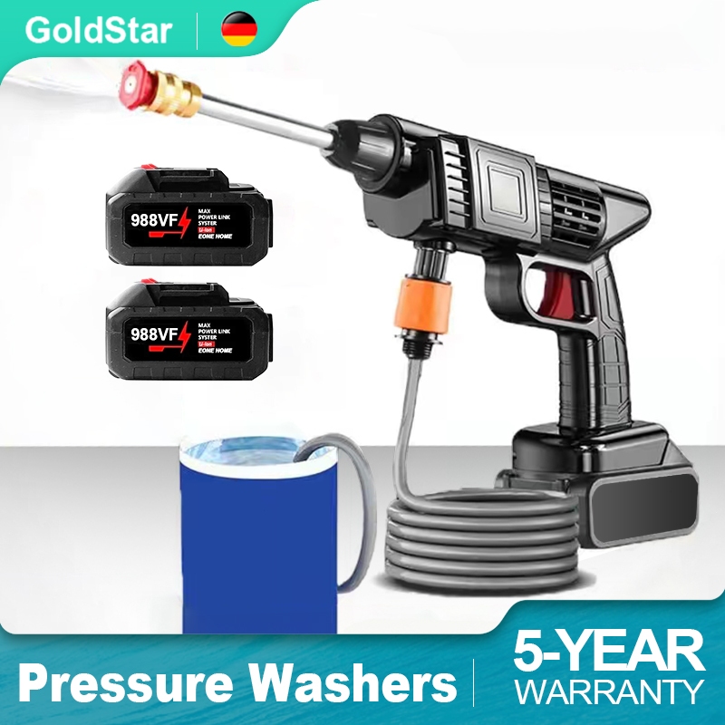 Gold Star Portable High Pressure Washers Wireless Car Washer Pro Power ...