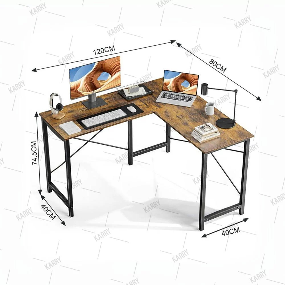 RAMEY L-Shaped Office Table Home Gaming Table Desk Study Table | Shopee ...
