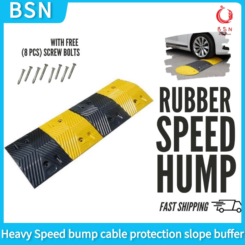【Local shipment】Cable Ramp Rubber Humps Speed Bump Speed Hump Cable ...