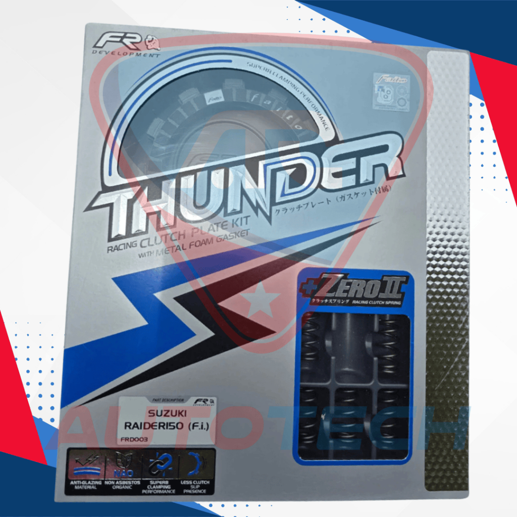 FAITO RACING CLUTCH PLATE KIT + ZERO II SPRING RAIDER 150 CARB/FI METAL ...
