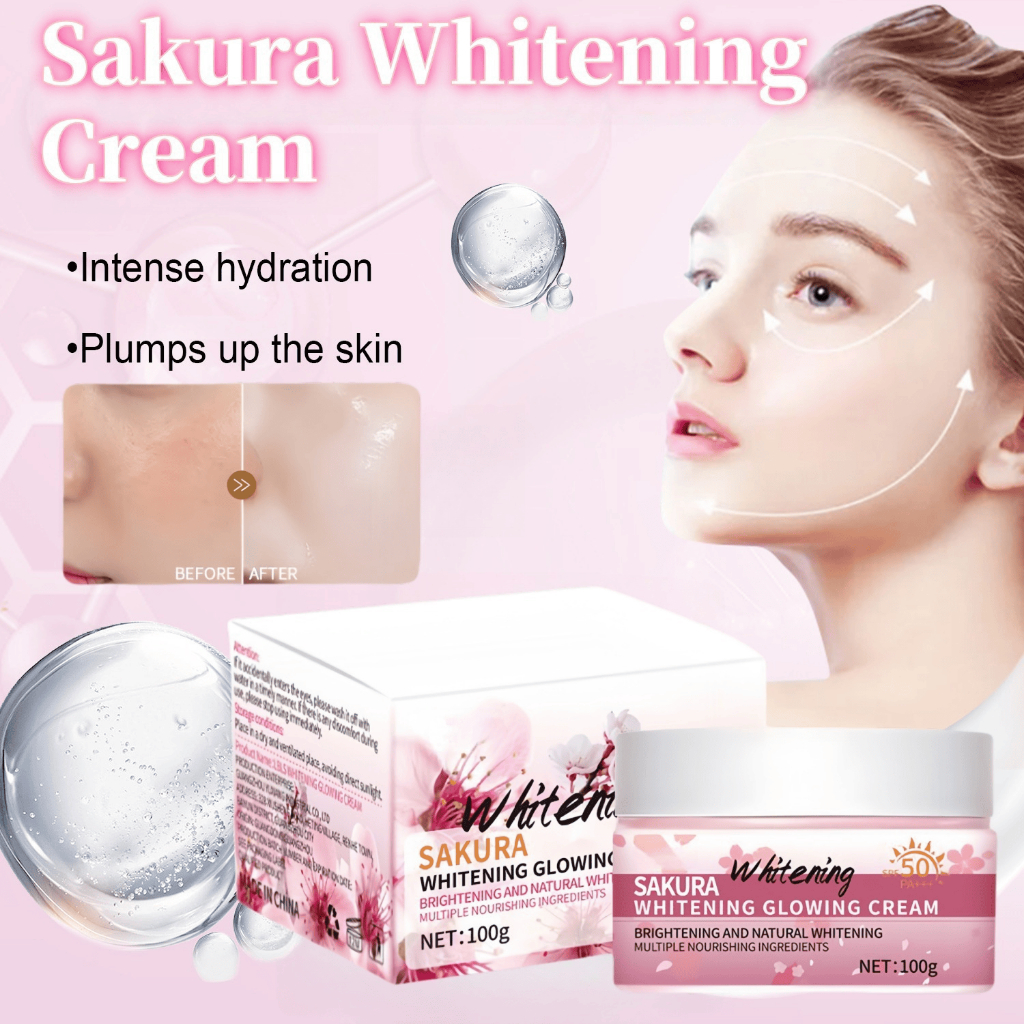 Buy 1 Take 1 Sakura Whitening Cream Glutathione Deep Brightening ...