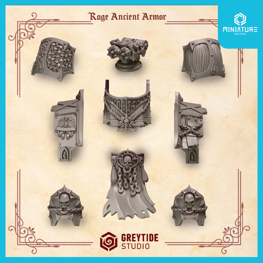Greytide Studio | Crimson Lords Rage Ancient Armor Custom Bits | Shopee ...