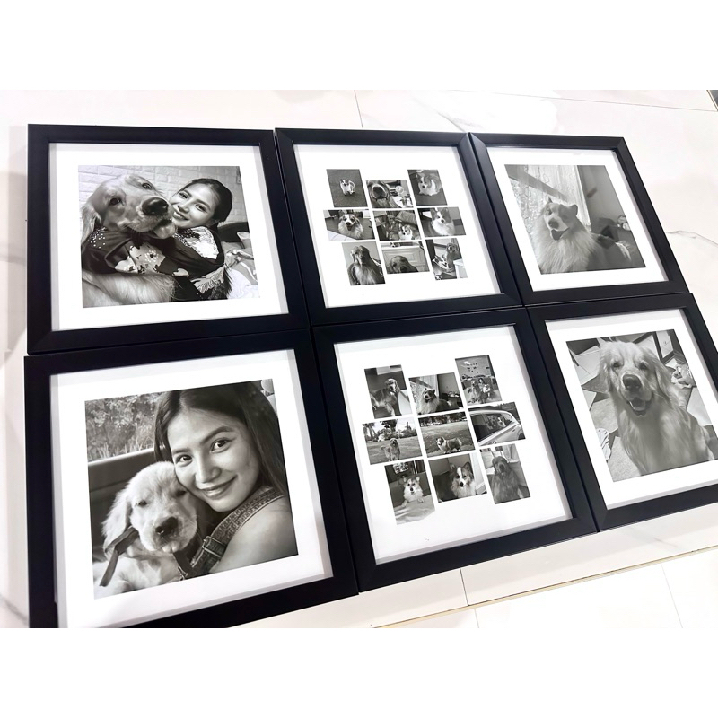 PHOTO TILE FRAME- CUSTOMIZED WALL FRAMES (6pieces set) | Shopee Philippines