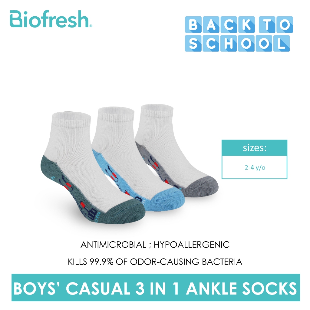 Biofresh | SpongeBob Boys' Antimicrobial Cotton Lite Casual Ankle Socks ...