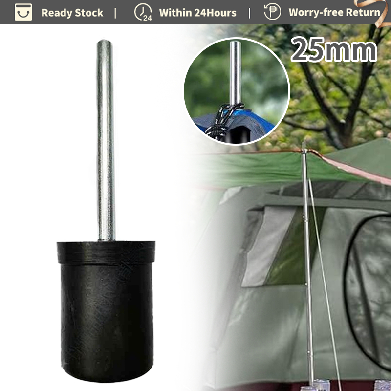 Tent Supporting Rod 25mm Tarp Pole Replacement Thimble Connector for ...