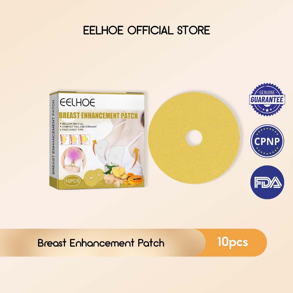 EELHOE Breast Enhancement Patch 10pcs Herbal Ginger Breast Plumping ...