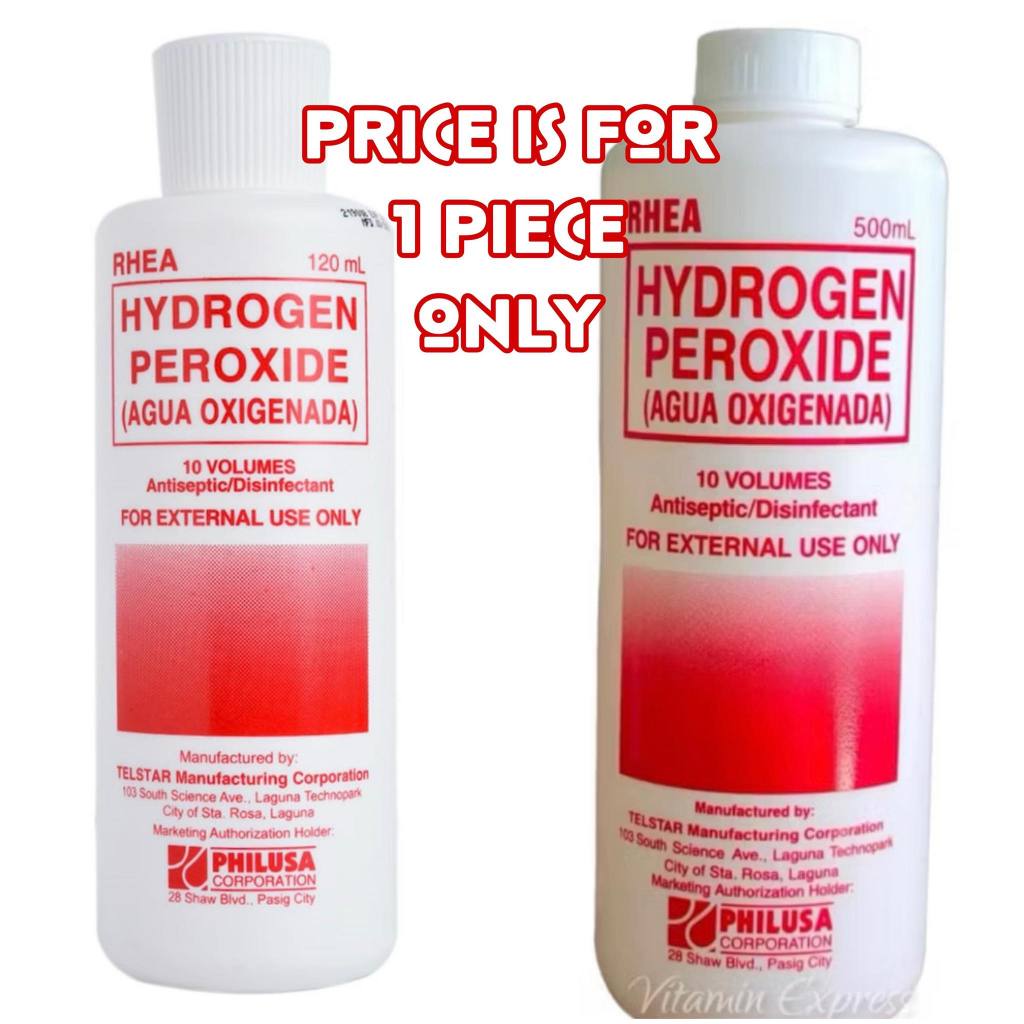 RHEA Hydrogen Peroxide (Agua Oxigenada) 10 Volumes Antiseptic ...
