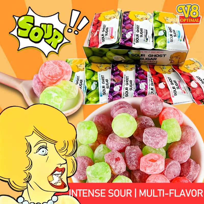 Super Sour Sugar for Students Driving to Work Refreshing Snacks Fruit ...