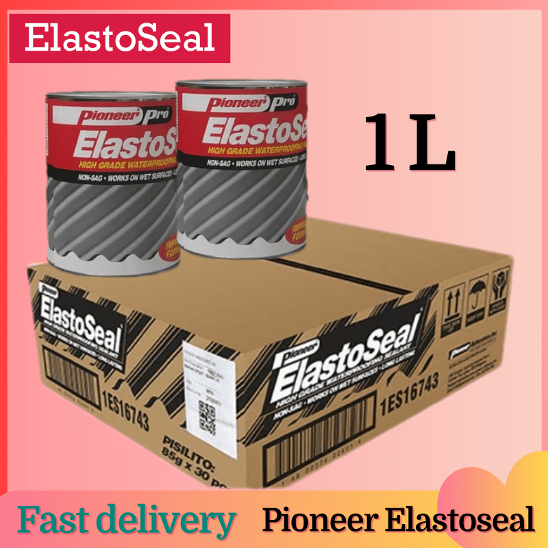 1 Liter Pioneer Elastoseal High Grade Waterproofing Sealant Cans | Shopee Philippines
