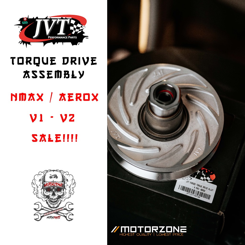 JVT TORQUE DRIVE ASSEMBLY FORGED NMAX / AEROX V1 - V2 | Shopee Philippines