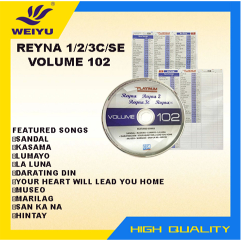 Platinum REYNA / REYNA 2 / REYNA 3C / REYNA SE New Updated Volume 102 CD Tape | Shopee Philippines