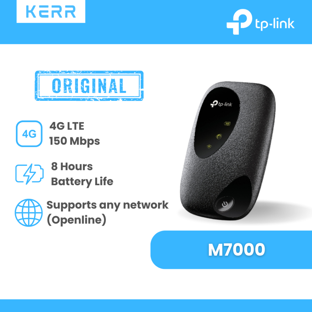 TP-Link M7000 4G LTE Pocket Wi-Fi | 150Mbps | Openline | Shopee Philippines
