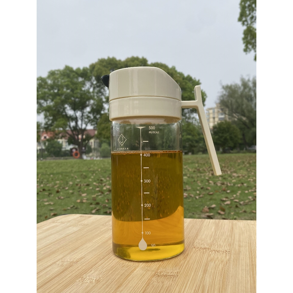 DAU Seasoning Glass Oil Bottle Kitchen Container Dispenser for Cooking ...
