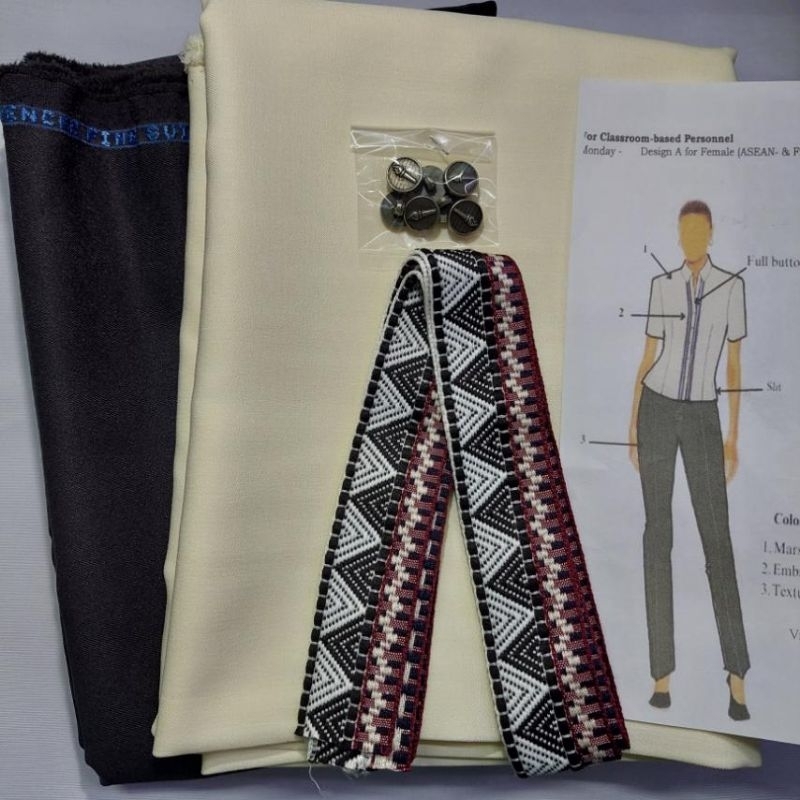 Class A Deped Teachers Female Uniform J-Linen cheaper alternative Not ...