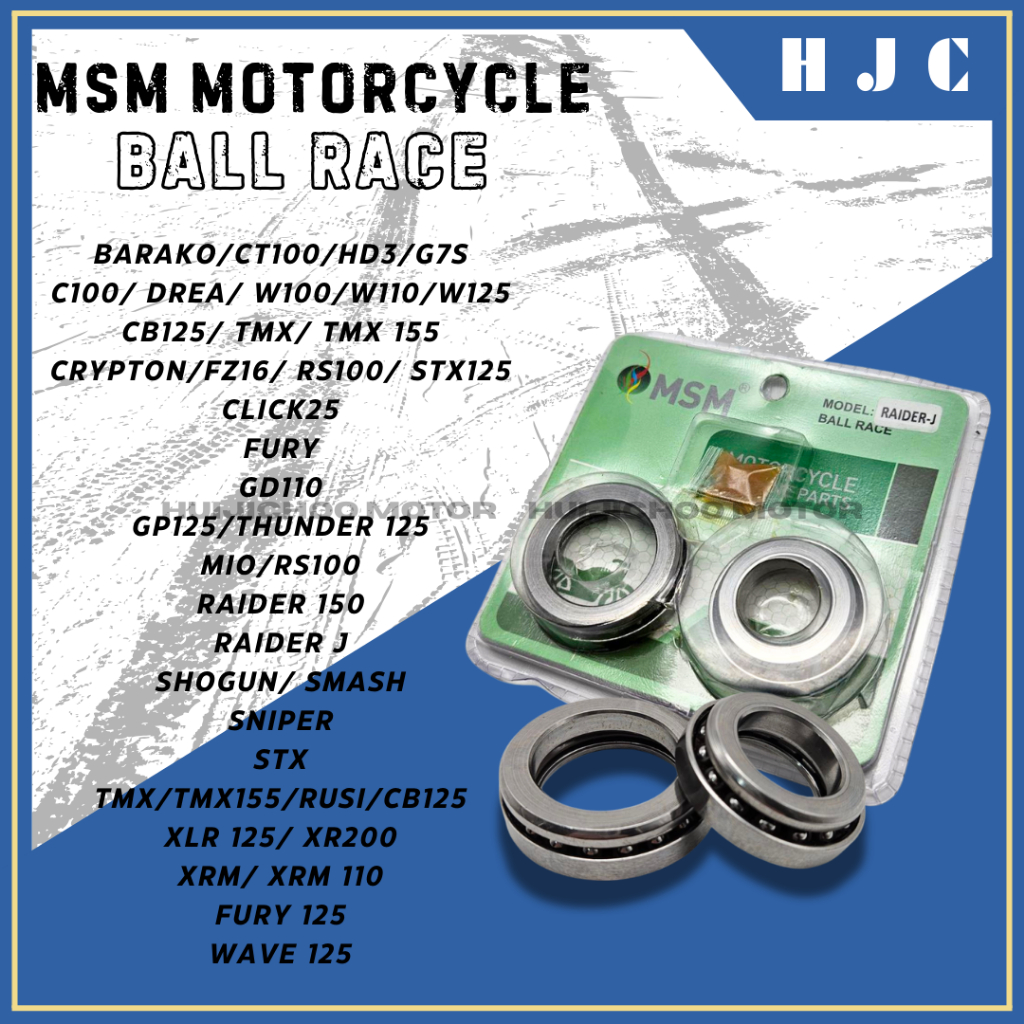 MSM motorcycle ball race for barako/raider/tmx/wave/nmax/aerox/ QUALITY ...