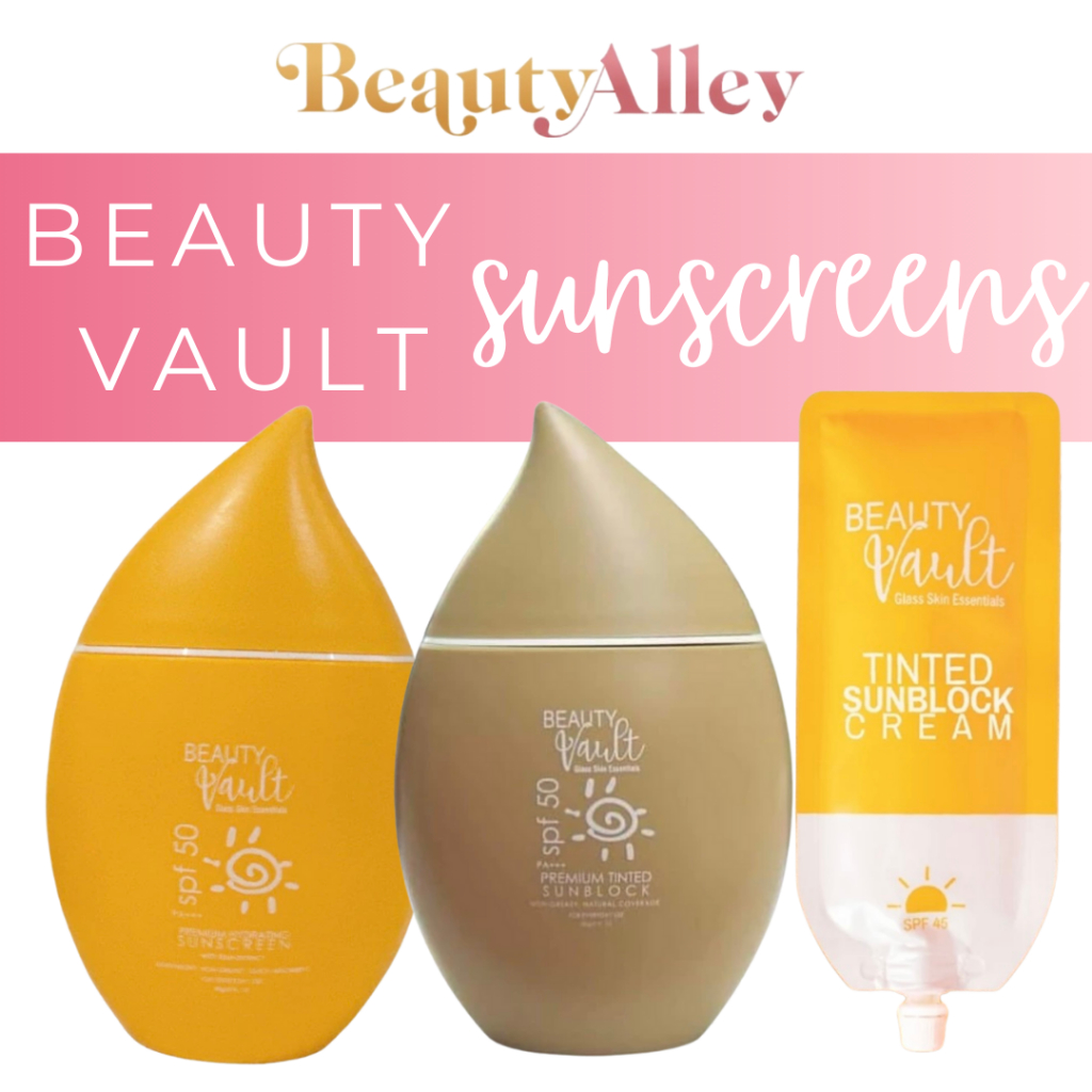 Beauty Vault Premium Hydrating Sunscreen SPF50 50g / Premium Tinted ...