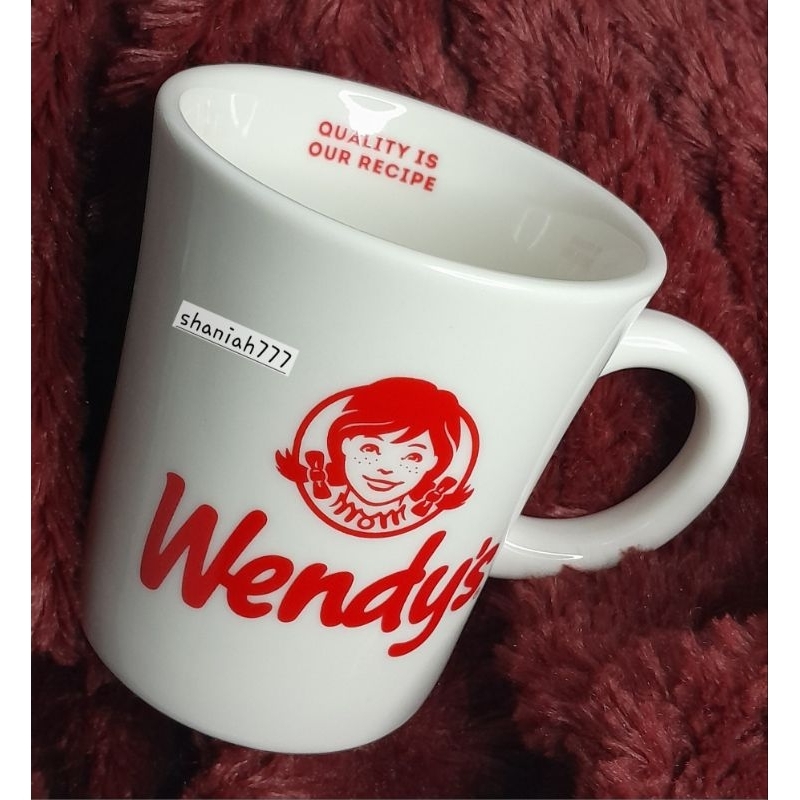 Pine Create WENDY'S Mug Logo Retro American Pop-Style 200ml | Shopee ...