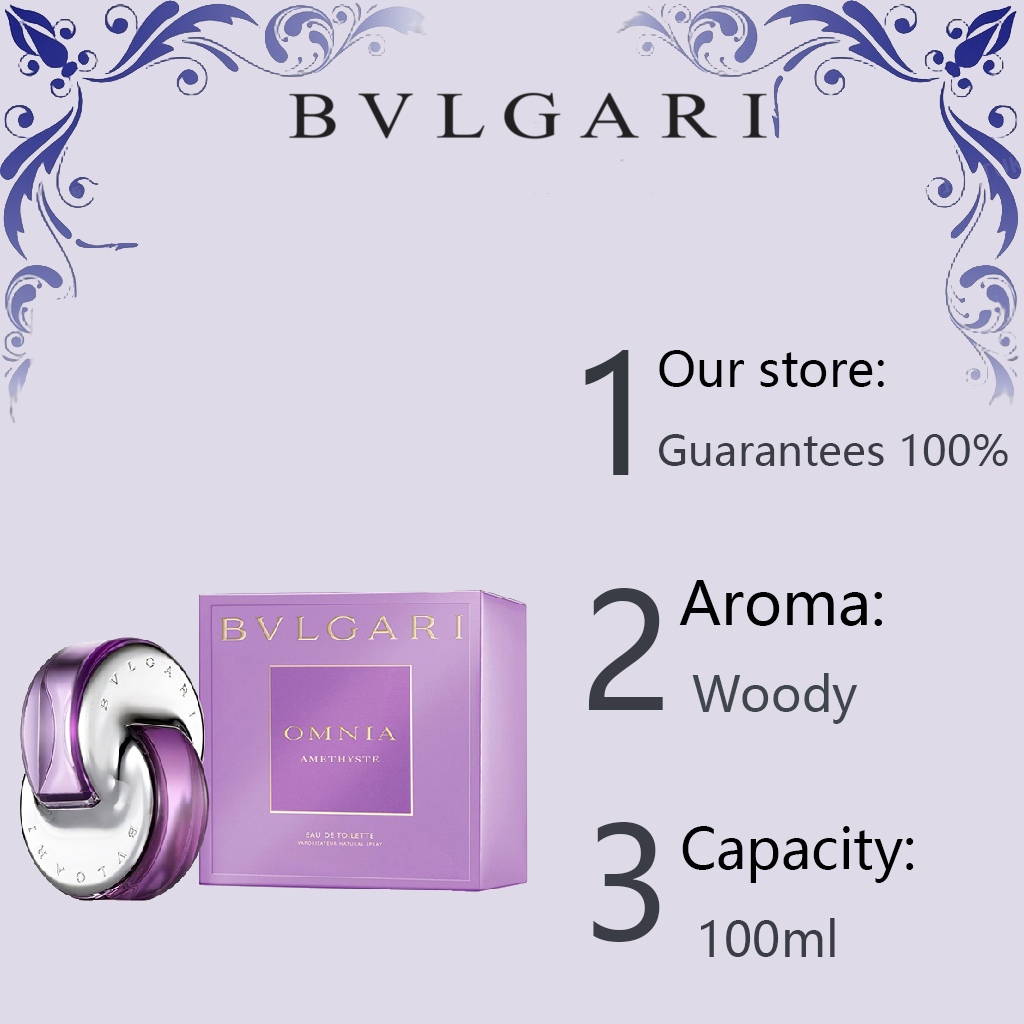 Bvlgari OMNIA AMETHYSTE Perfume For Woman 100ML Original | Shopee ...