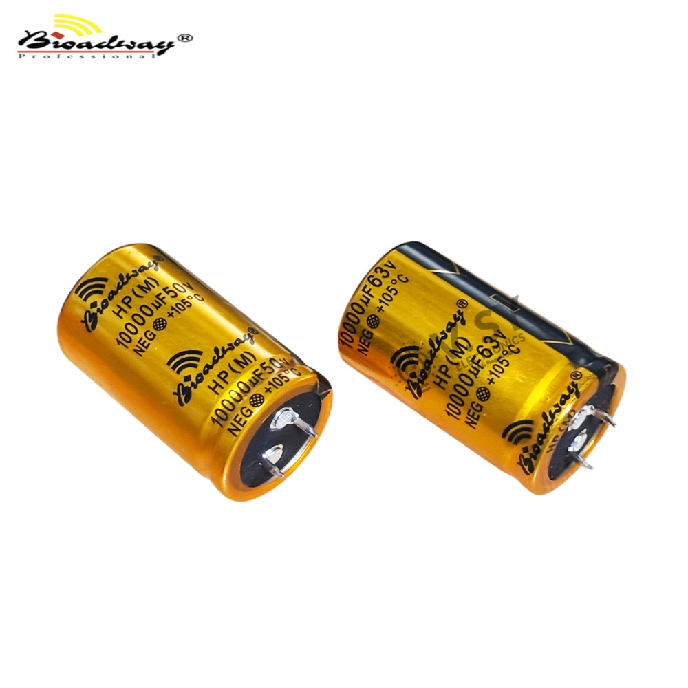 Original Broadway 10000uF 50V / 63V DC Electrolytic Capacitor 10000 uF ...