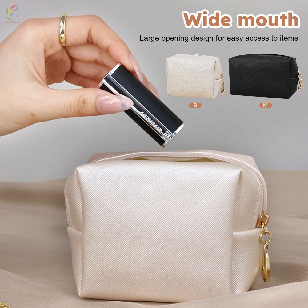Wallet Portable Mini Cosmetic Lipstick Bag USB Cable Storage Ins Pouch ...