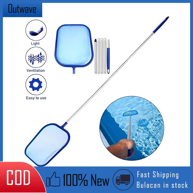 Swimming Pool Skimmer Leaf Cleaning Net Pool Fish Pond Skimmer Mesh ...