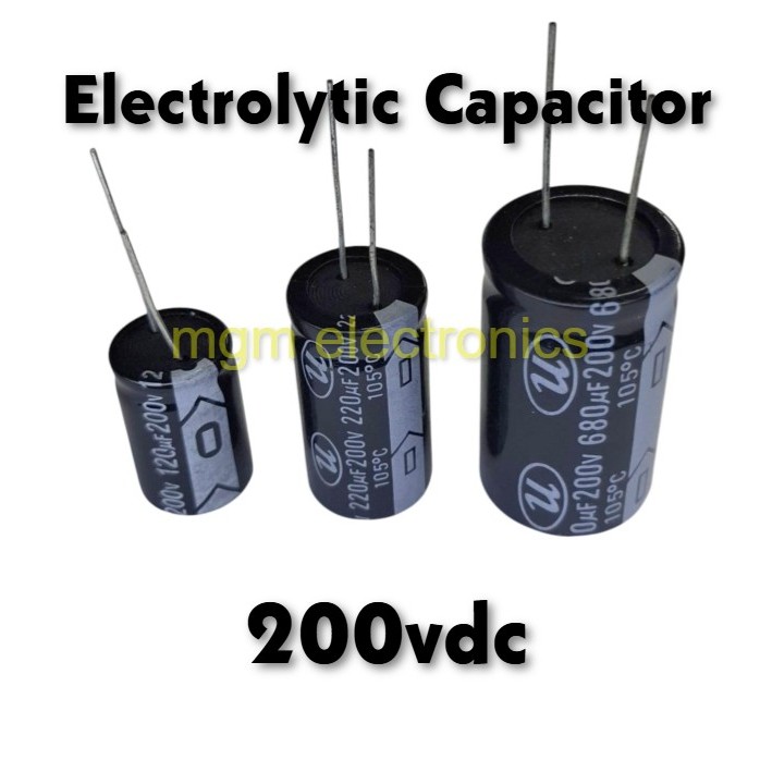 1pc. 200V Aluminum Electrolytic Capacitor 82uf 100uf 120uf 220uf 560uf 680uf | Shopee Philippines