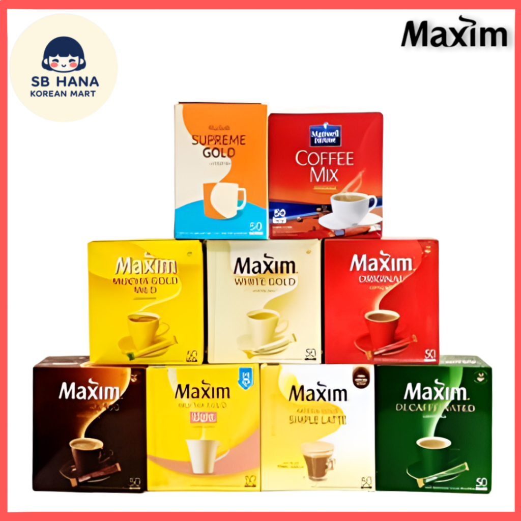 Maxim Coffee Mix 40/50 sticks per BOX Instant Coffee Mix | Shopee ...