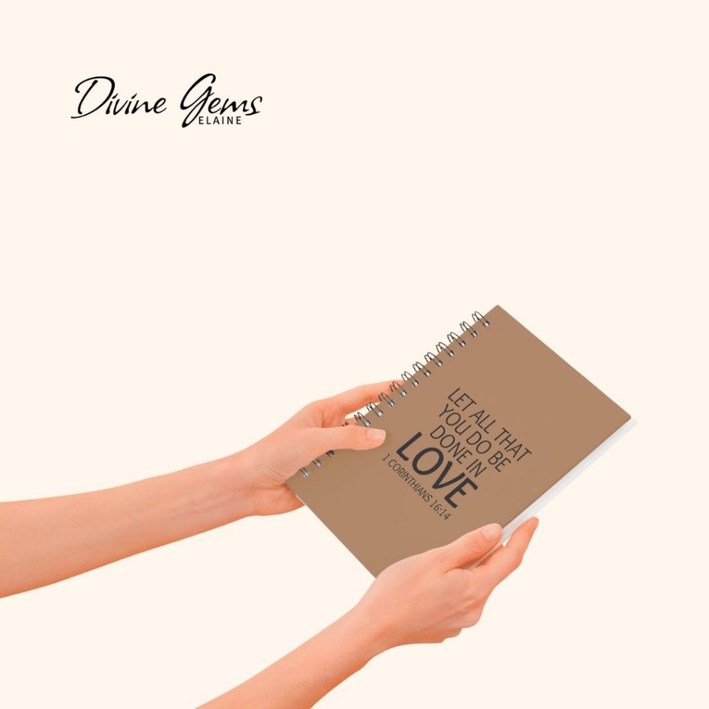 A5 Double Loop Black Wire Notebook w/ Bible Verse (60 leaves) | Shopee ...