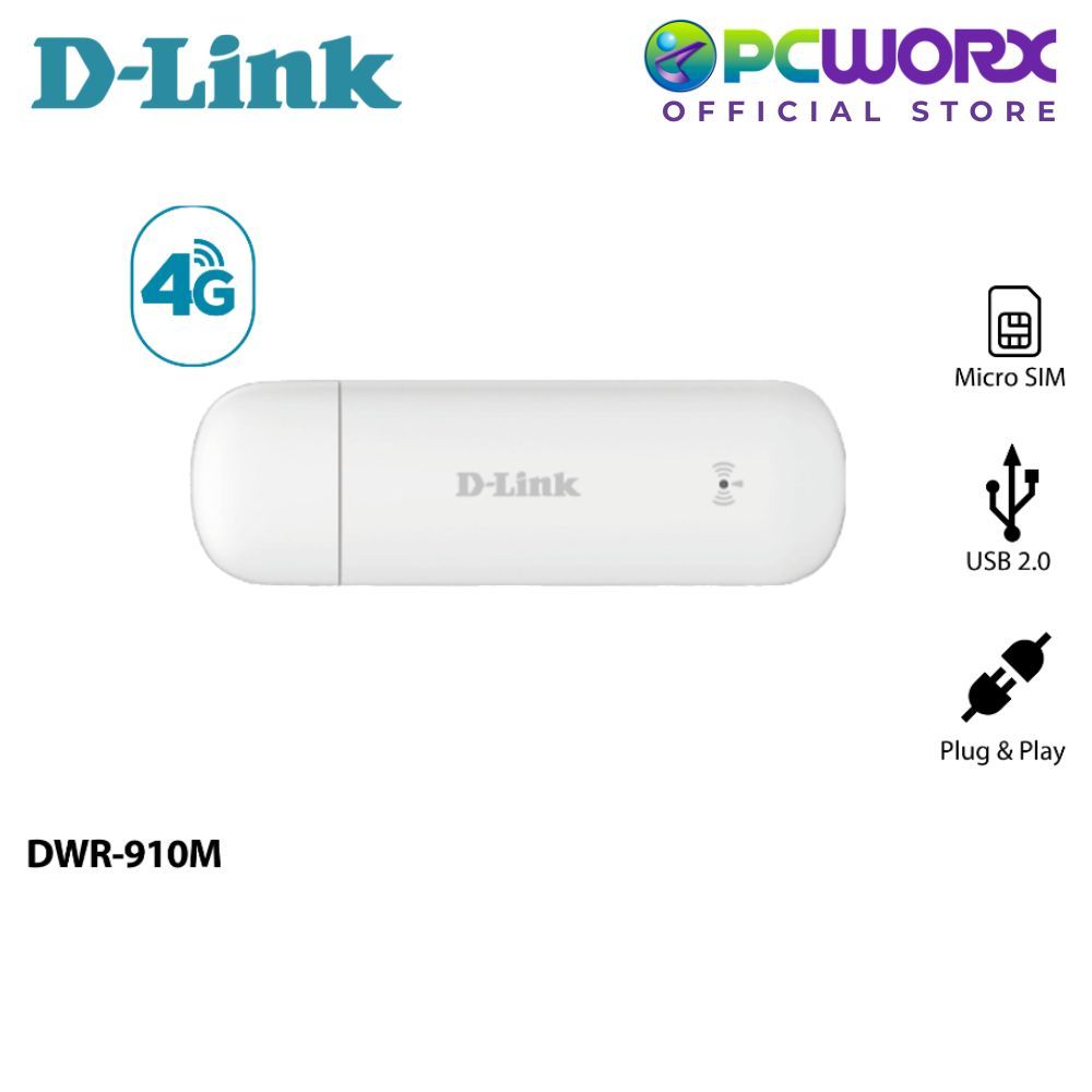 D-Link DWR-910M 4G LTE Wi-Fi USB Modem/Router | 4G LTE Wi-Fi USB Modem ...