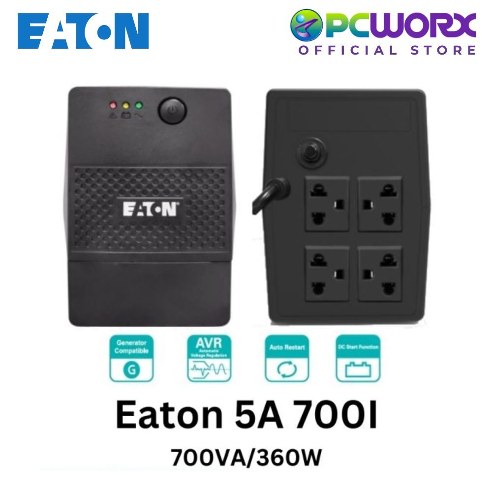 Eaton 5A 700I-NEMA 700VA/360Watts Line Interactive UPS | Shopee Philippines