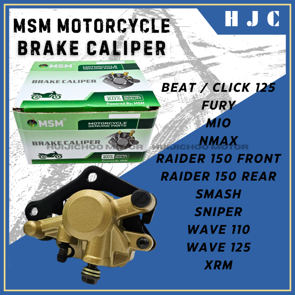 MSM motorcycle brake caliper for mio/nmax/raider/click/sniper QUALITY ...