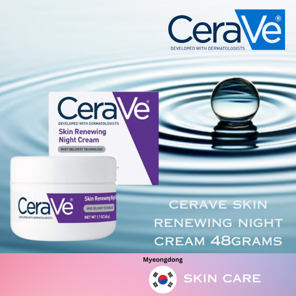 CeraVe Skin Renewing Night Cream 48g | 1.7oz | Shopee Philippines