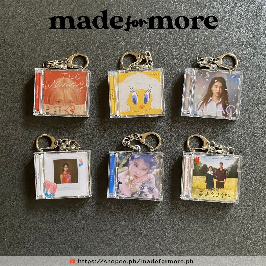 [Pre-order] IU-inspired Acrylic Mini CD Keyring/Keychain (sMini ...