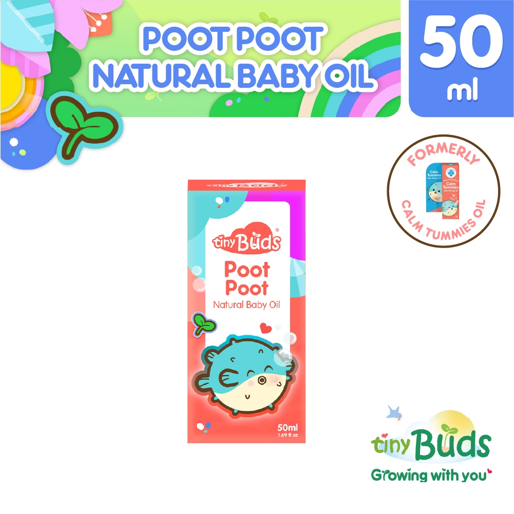 Tiny Buds Poot Poot Natural Baby Oil 50ML | Formerly Calm Tummies Anti ...
