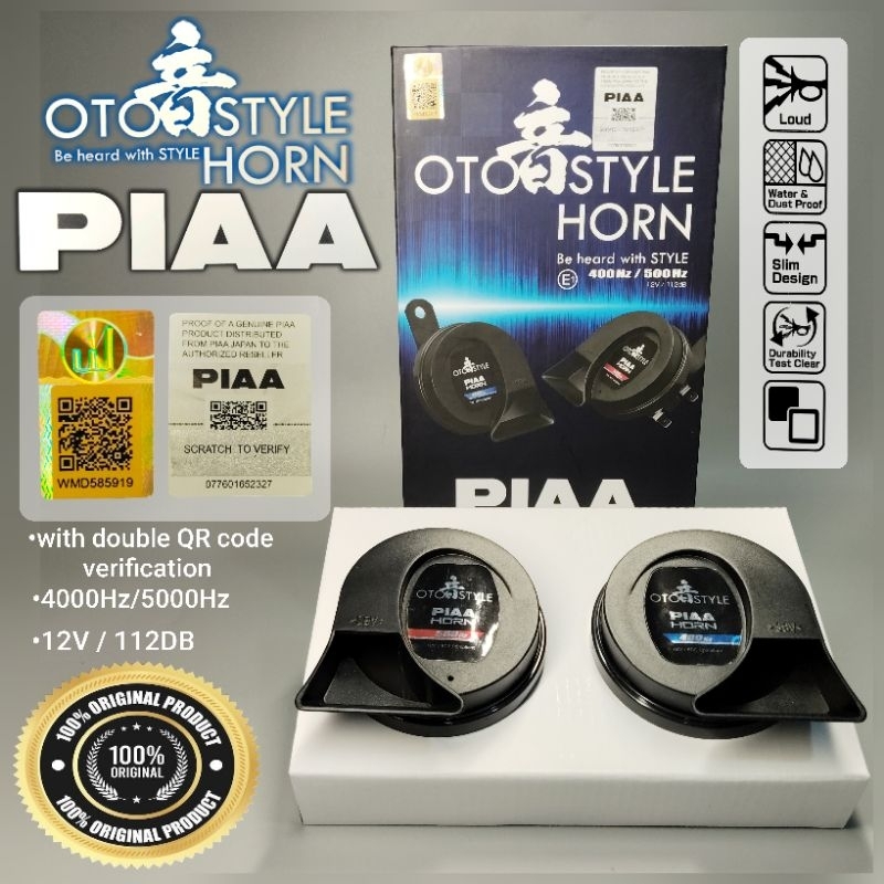 PIAA HORN ORIGINAL OTO STYLE 400Hz / 500Hz | 12V / 112dB Lowest Price | Shopee Philippines