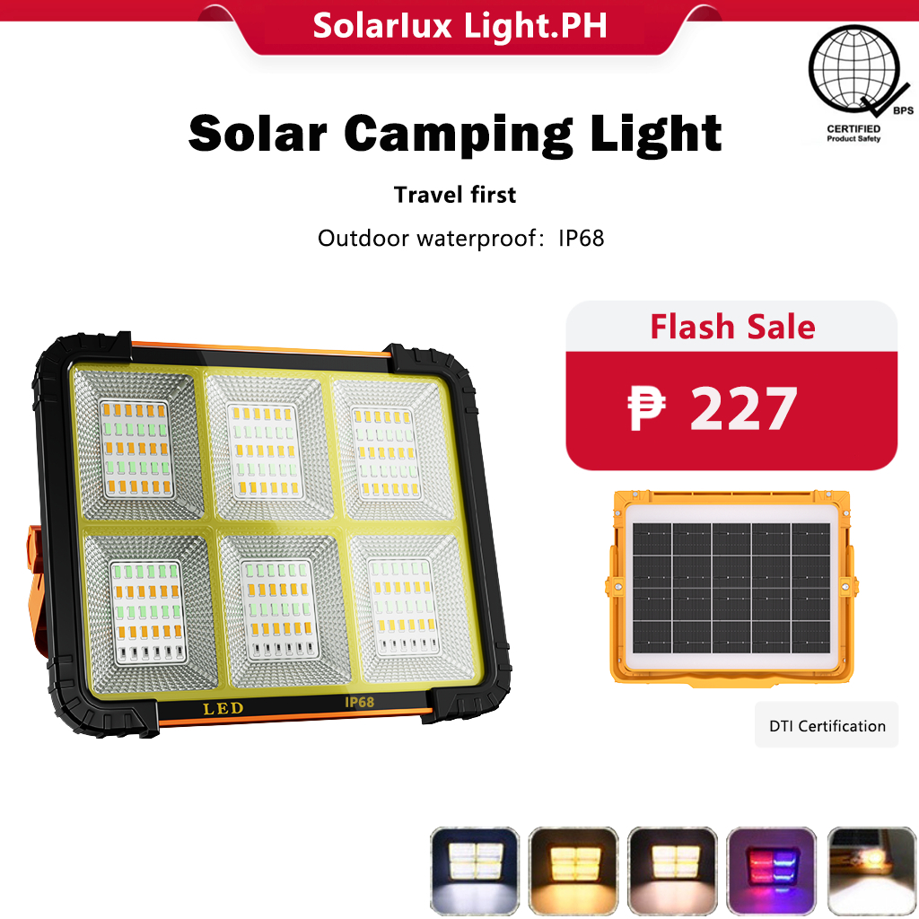 BUY1 TAKE 1 Solar Emergency Light Solar Light Outdoor Waterproof ...